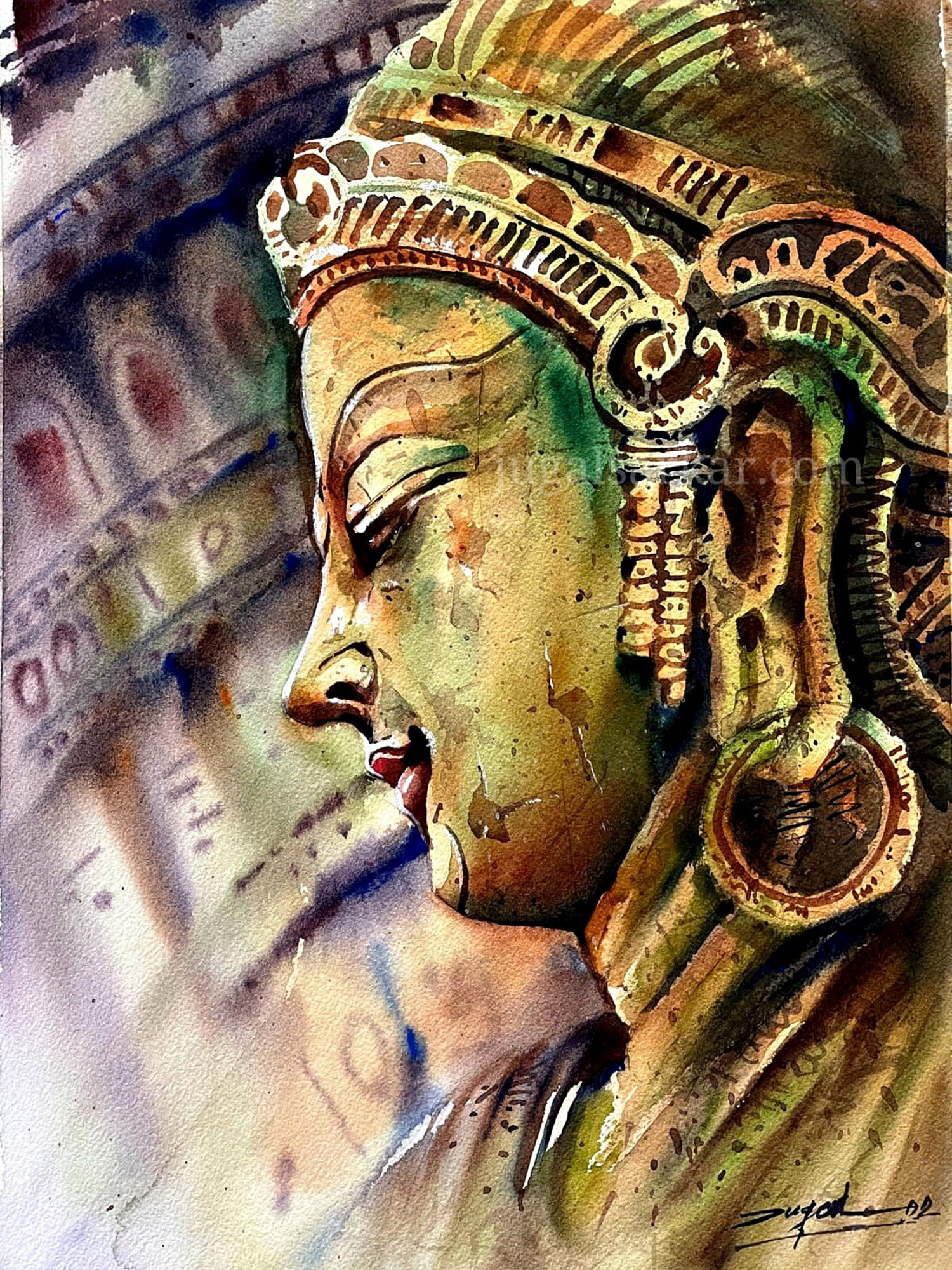 Exotic India Buddha | Water Color | Painting By Jugal Sarkar | Water ...