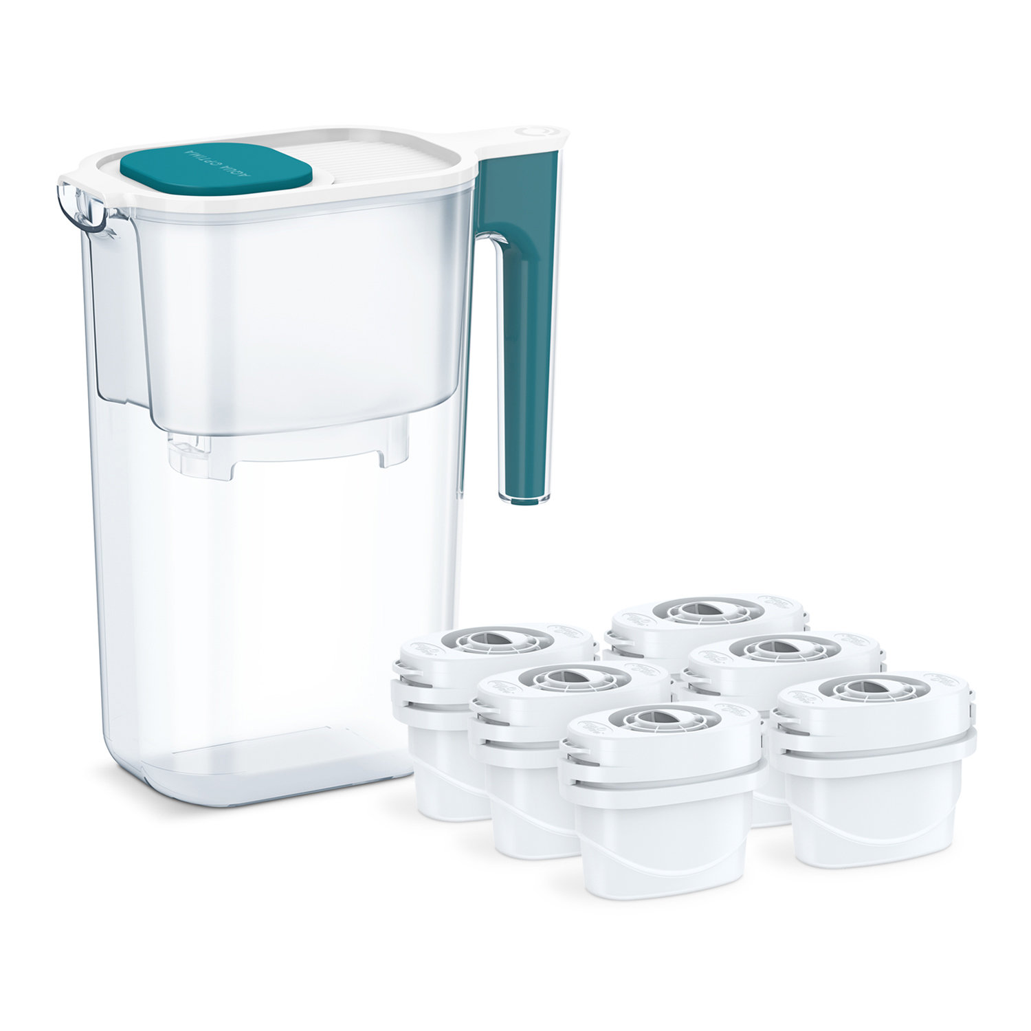 Aqua Optima Perfect Pour 6 Cup Water Filter Pitcher By Aqua Optima ...