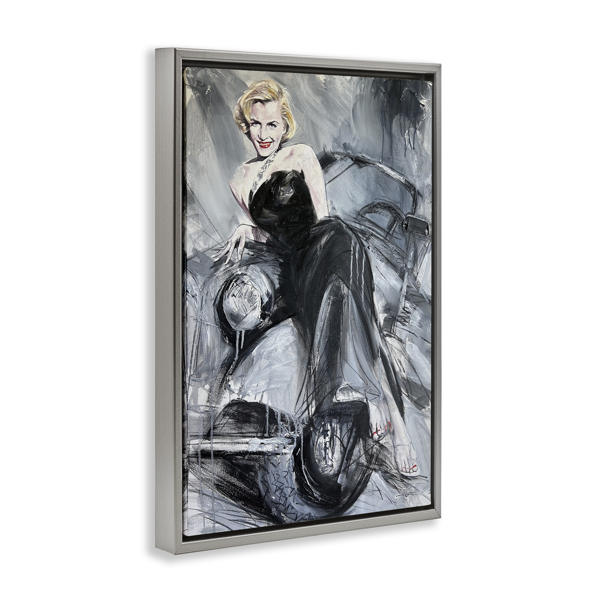 Mercer41 Timeless Fashion Woman Floating Frame, design by Lucille Lee ...