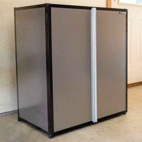 COSCO Aluminum Single Storage Cabinet ( 35" H x 29.76" W x 18.7" D ...