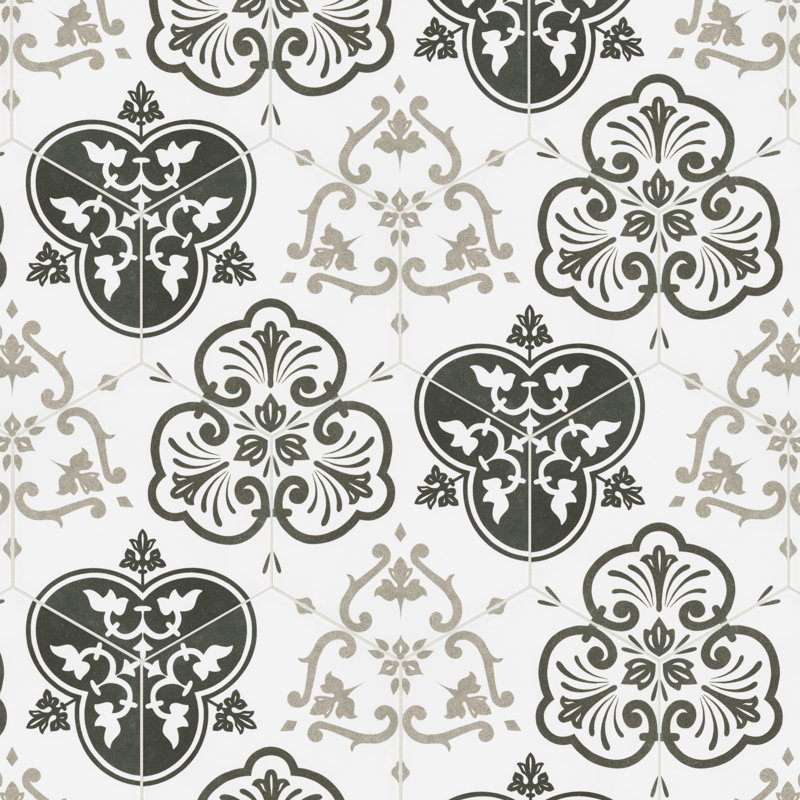 Merola Tile Fantasy Hex 9" x 10" Porcelain Wall & Floor Tile & Reviews ...
