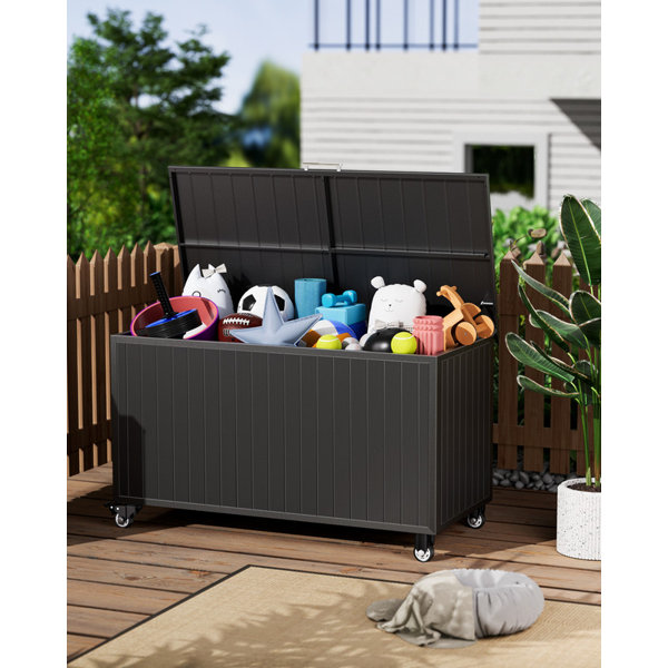 Psilvam 135-Gallon Storage Box Suitable for Tool Storage Sturdy ...