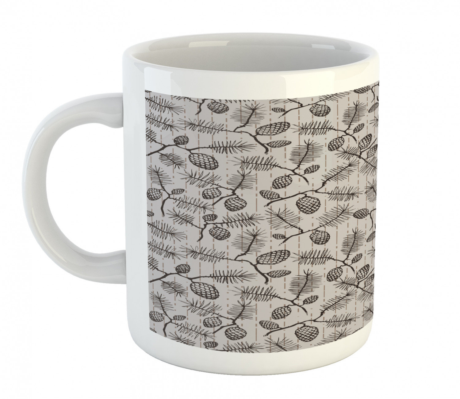 East Urban Home Pine Cone Coffee Mug | Wayfair