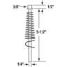 Prime-Line Bi-Fold Door Guide Rod, 5-1/2 in. | Wayfair