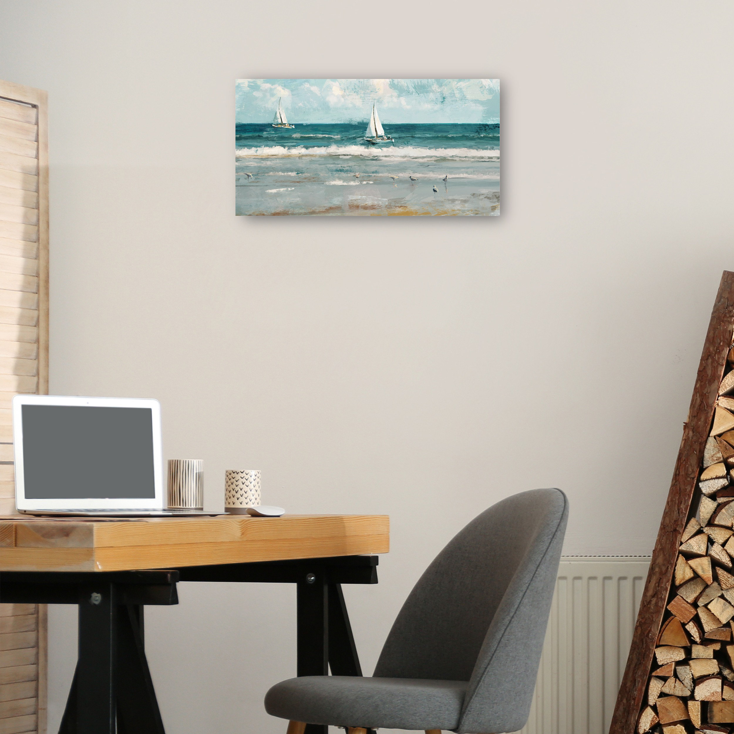 Rosecliff Heights Setting Sail Panel II by Studio Arts Canvas Art Print ...