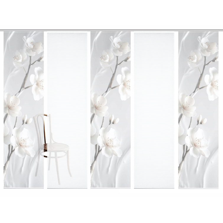 East Urban Home Polyester Semi Sheer Track Insert Sliding Panel ...