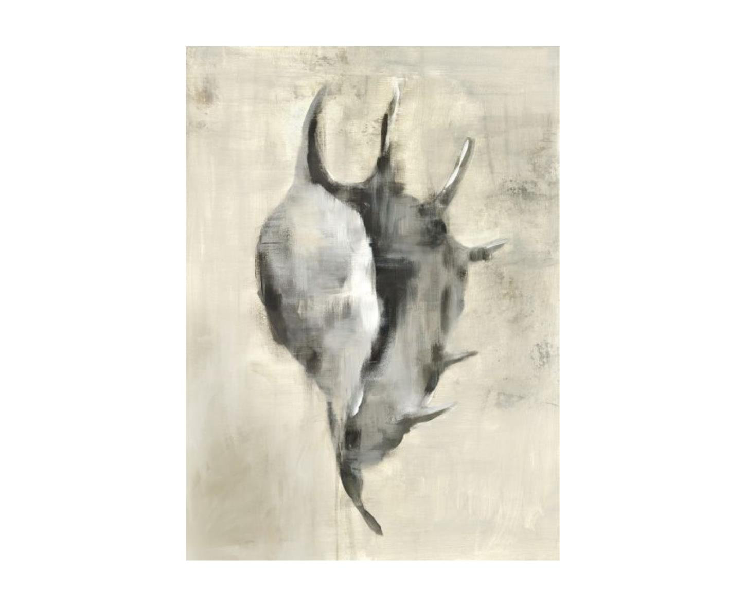 Chelsea Art Studio Seashells in Neutral IV by Guseul Park - Painting on ...