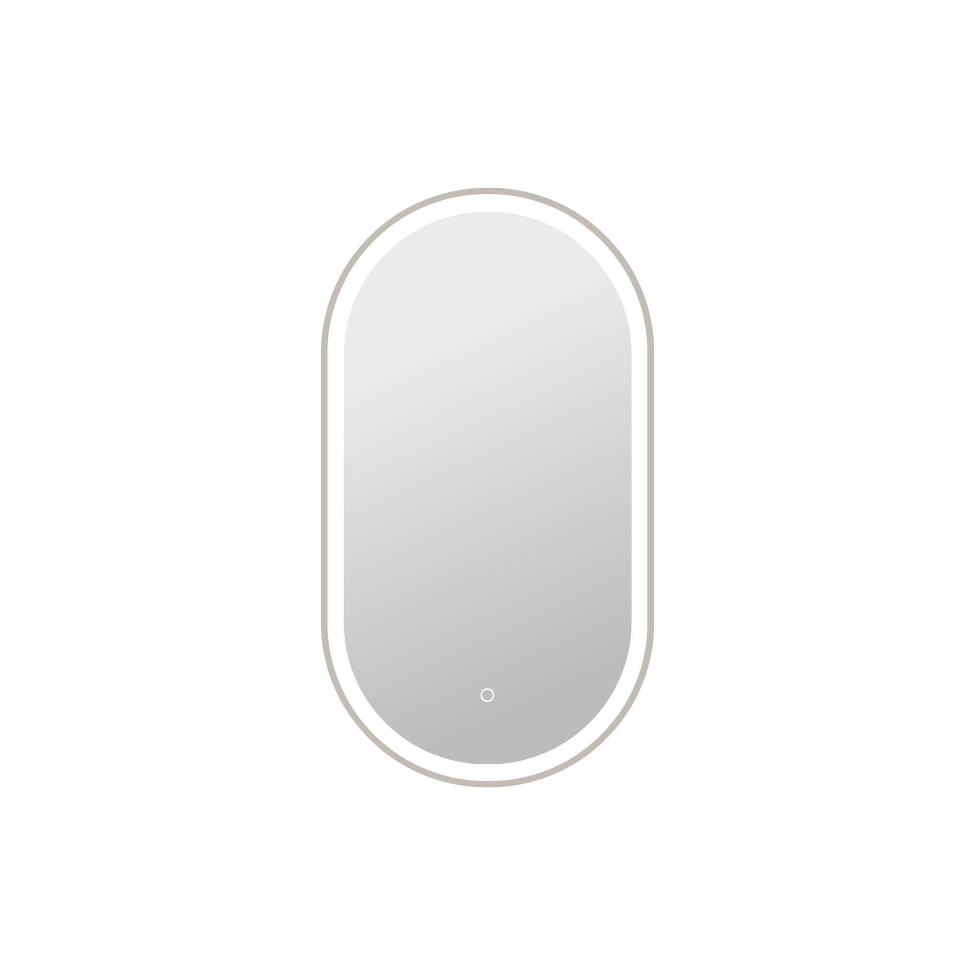 East Urban Home Oval LED Front and Backlit Wall Mirror | Wayfair