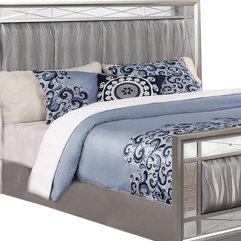 Rosdorf Park Truex Wooden Queen Upholstered Standard Bed | Wayfair