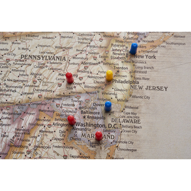 Home Magnetics Framed Magnetic Travel World Map "& Reviews" | Wayfair