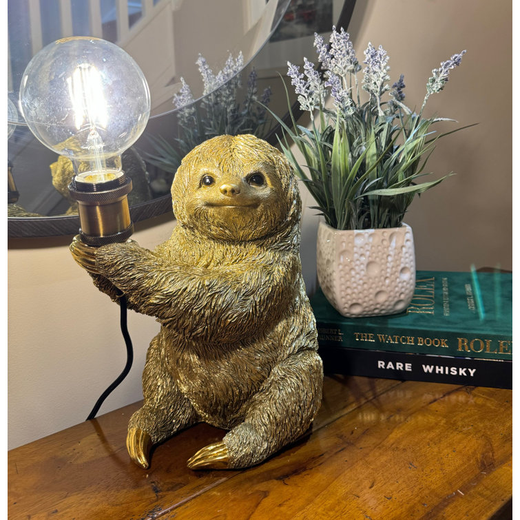 Happy Larry Seated Sloth Table / Desk Lamp | Wayfair.co.uk
