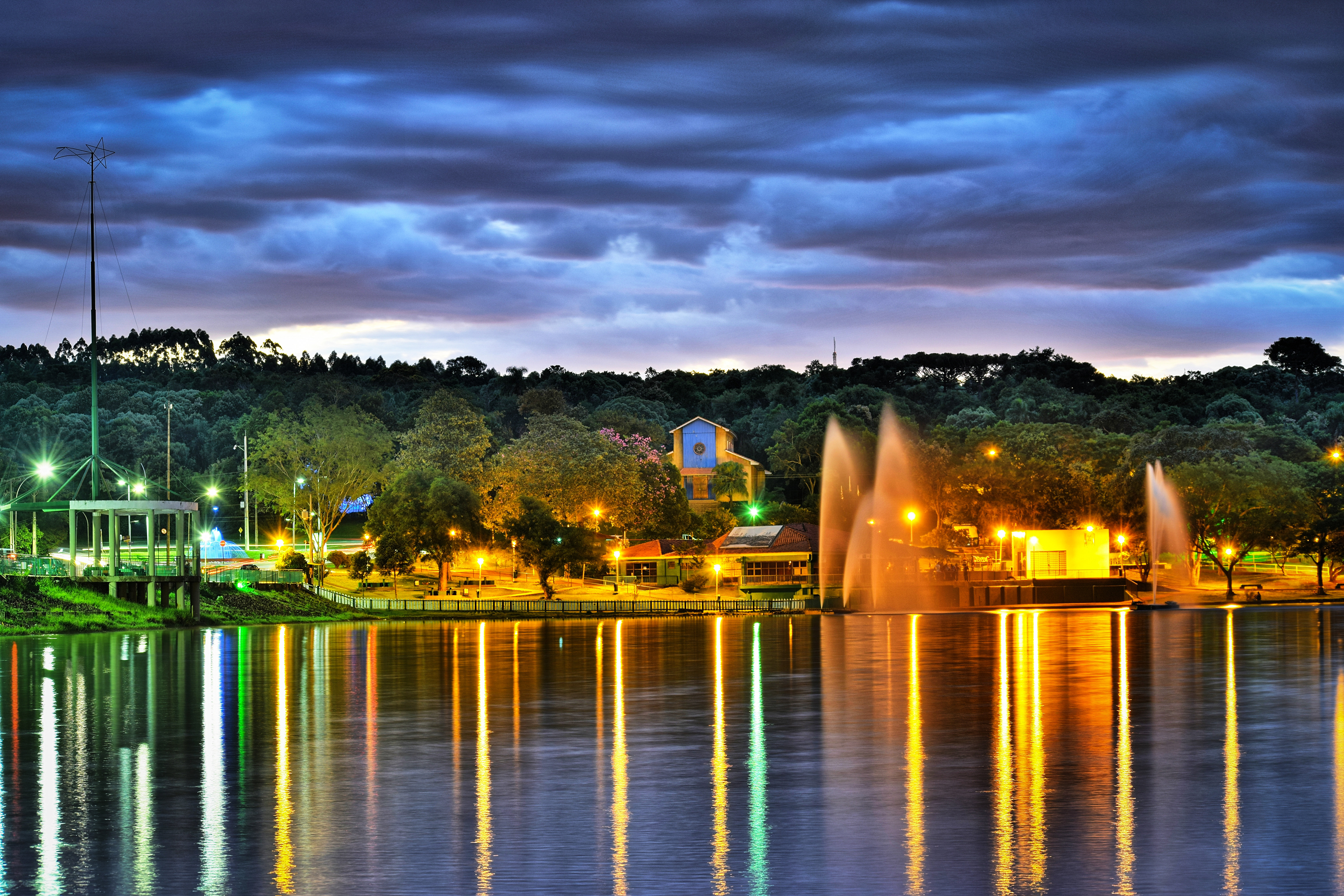 Hokku Designs Deshka Lake Of Cascavel On Canvas Photograph | Wayfair