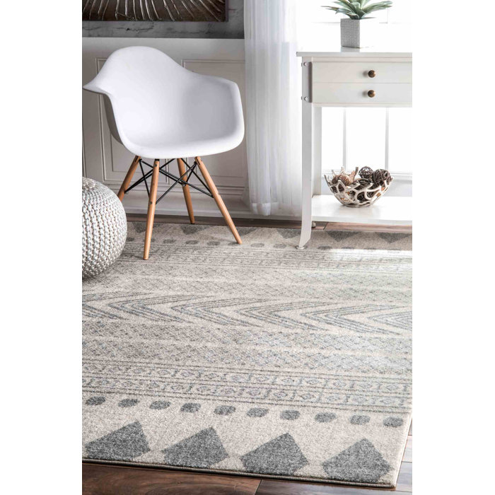 Union Rustic Berger Geometric Rug & Reviews | Wayfair
