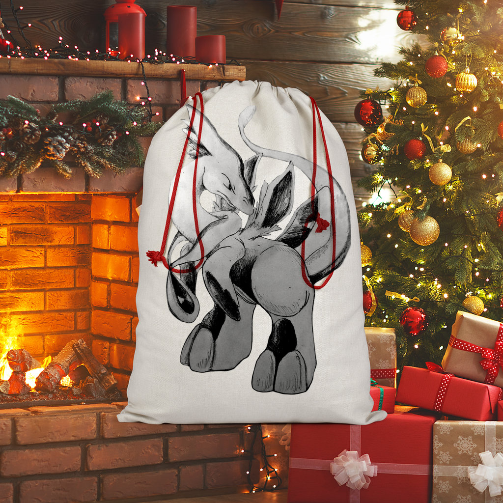 East Urban Home Shimeru Sublimation Santa Sack | Wayfair