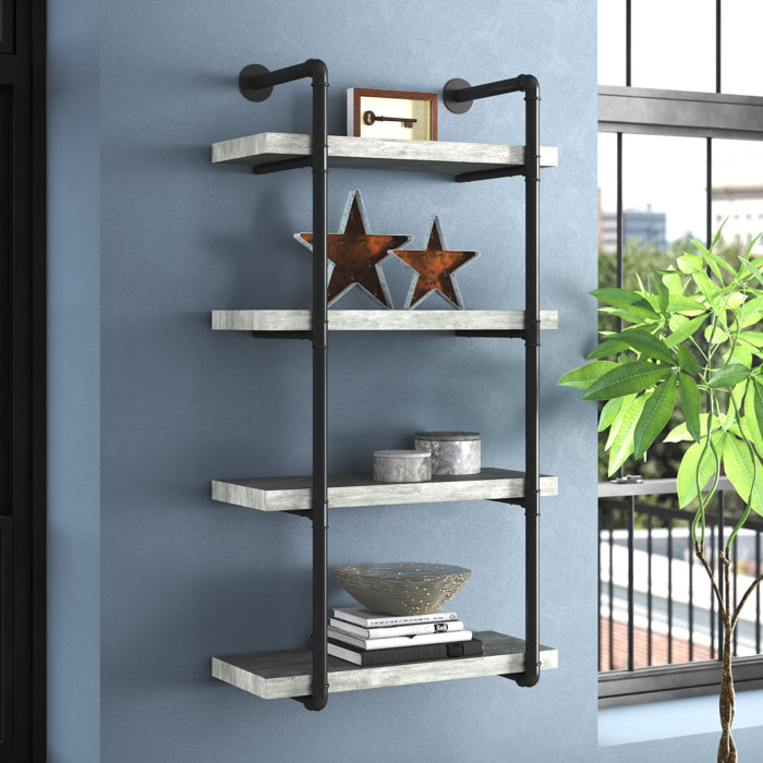 Steelside™ Olivia 4 Piece Tiered Shelf & Reviews | Wayfair