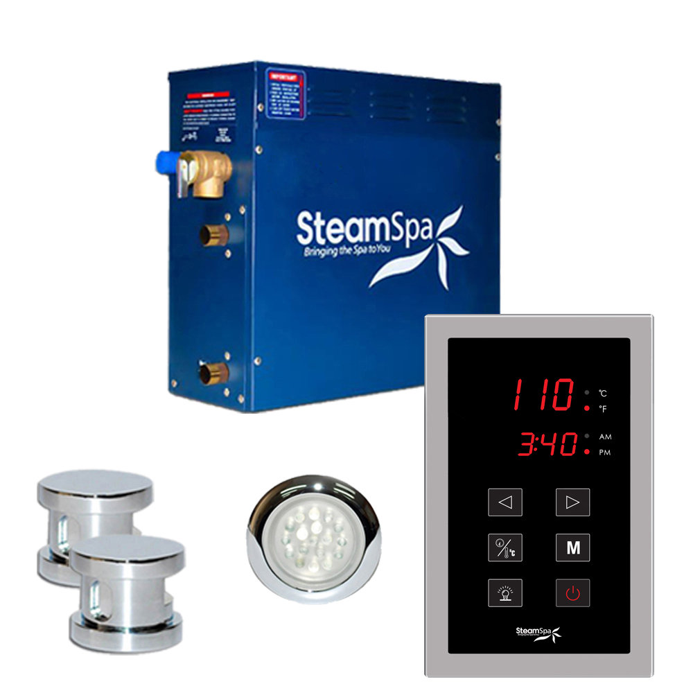 Steam Spa SteamSpa Indulgence 12 KW QuickStart Steam Bath Generator ...