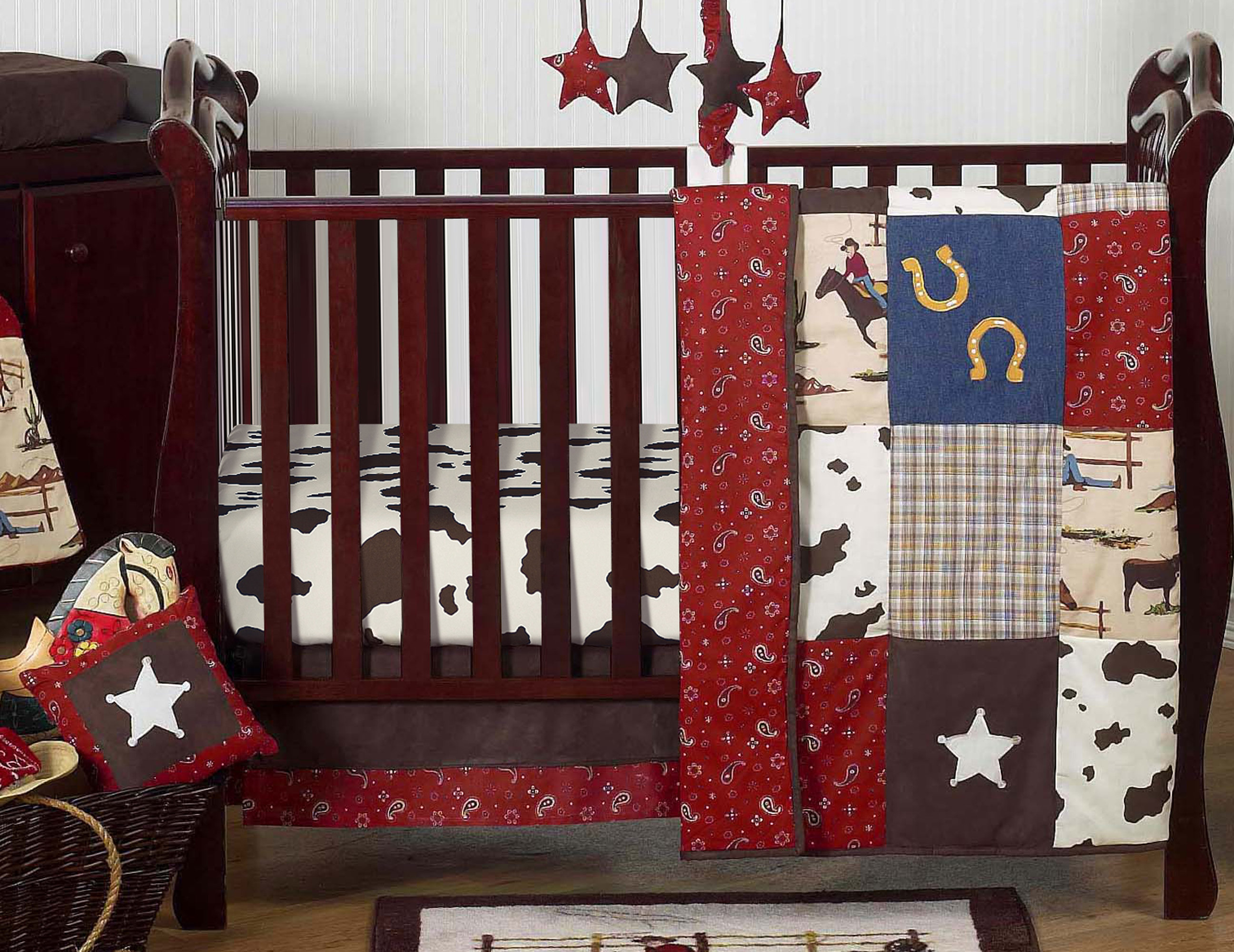 Sweet Jojo Designs Wild West Cowboy 11 Piece Crib Bedding Set & Reviews ...