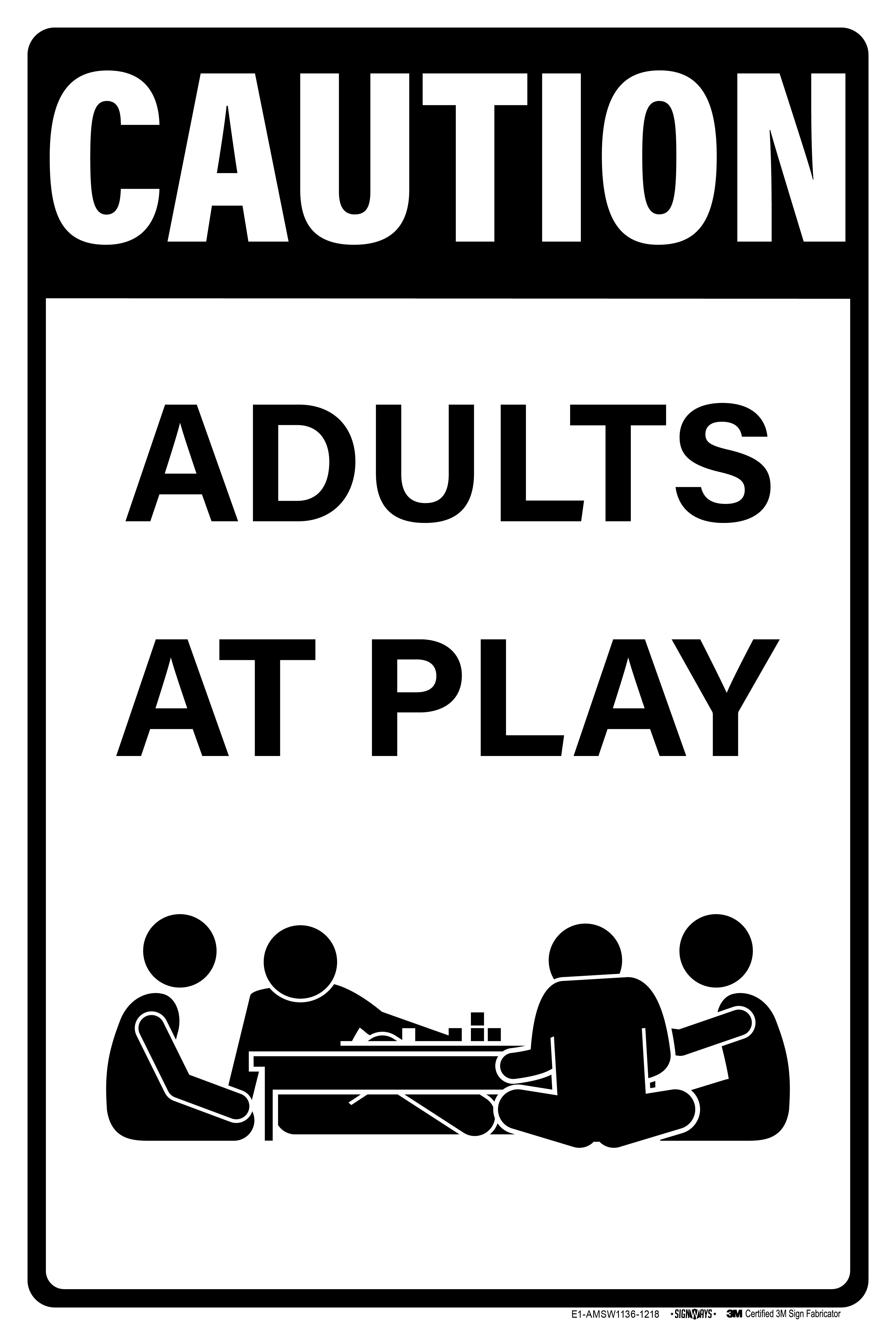 Signways Adults at Play Board Games Sign - Wayfair Canada