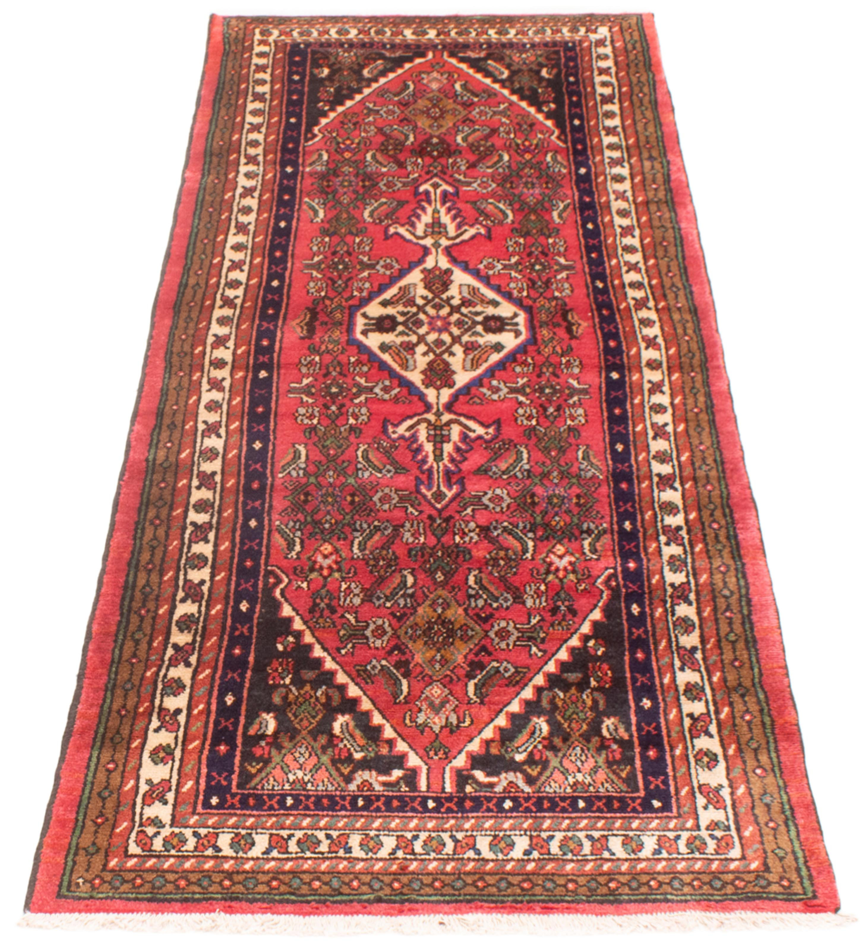 Isabelline Yong One-of-a-Kind 3'8" X 9'8" 1990s Runner Wool Area Rug ...