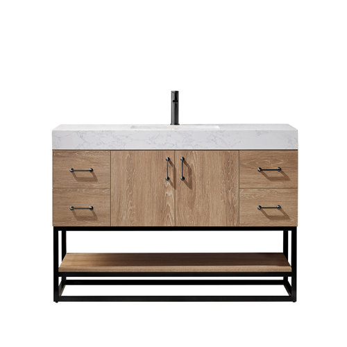 Modern 48 Inch Single Bathroom Vanities | AllModern