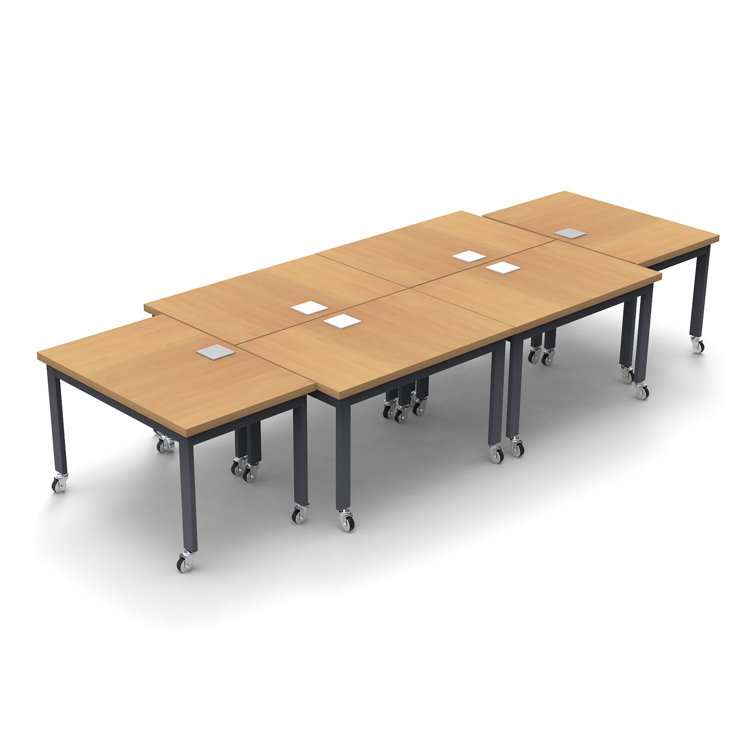 Inbox Zero 60'' Rectangle Conference Table | Wayfair