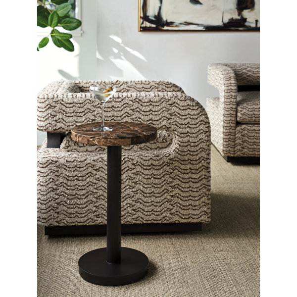 Lexington Zanzibar Geometric Swivel Barrel Chair in Durban - Wayfair Canada