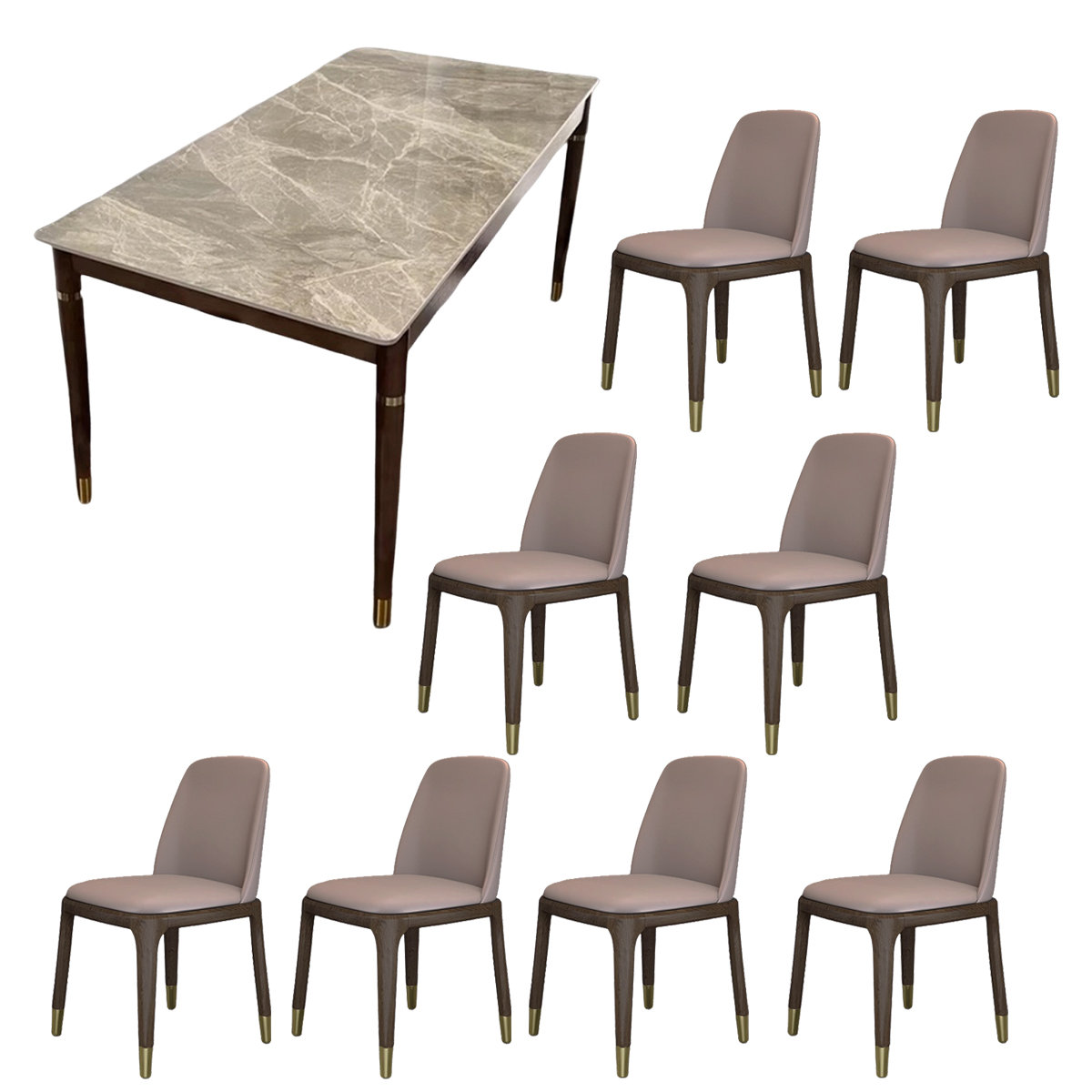 MRzenghong Nordic style rectangular solid wood rock table - Wayfair Canada