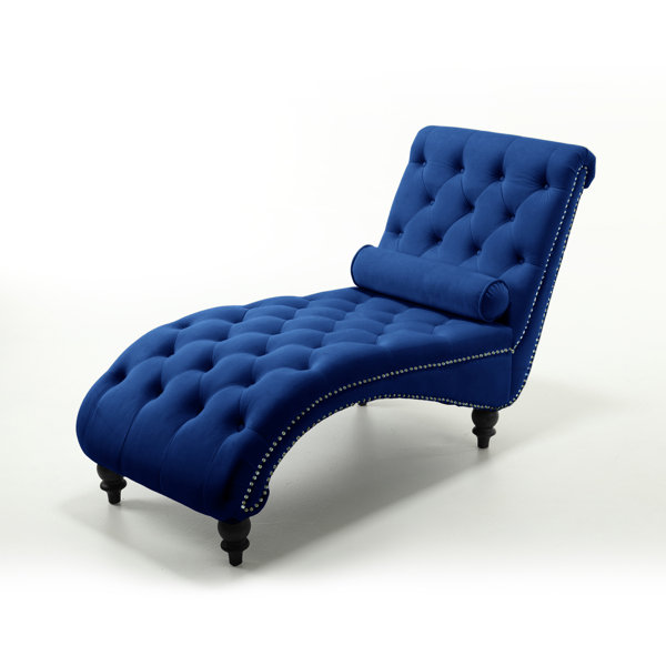 Blue Chaise Lounge Chair