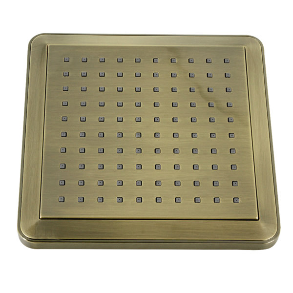 Kingston Brass Shower Scape 9-5/8-Inch Square Rainfall ABS Shower Head ...