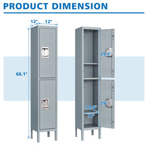 Steelcube Metal Locker 2 Doors Employees Locker Storage Cabinet ...