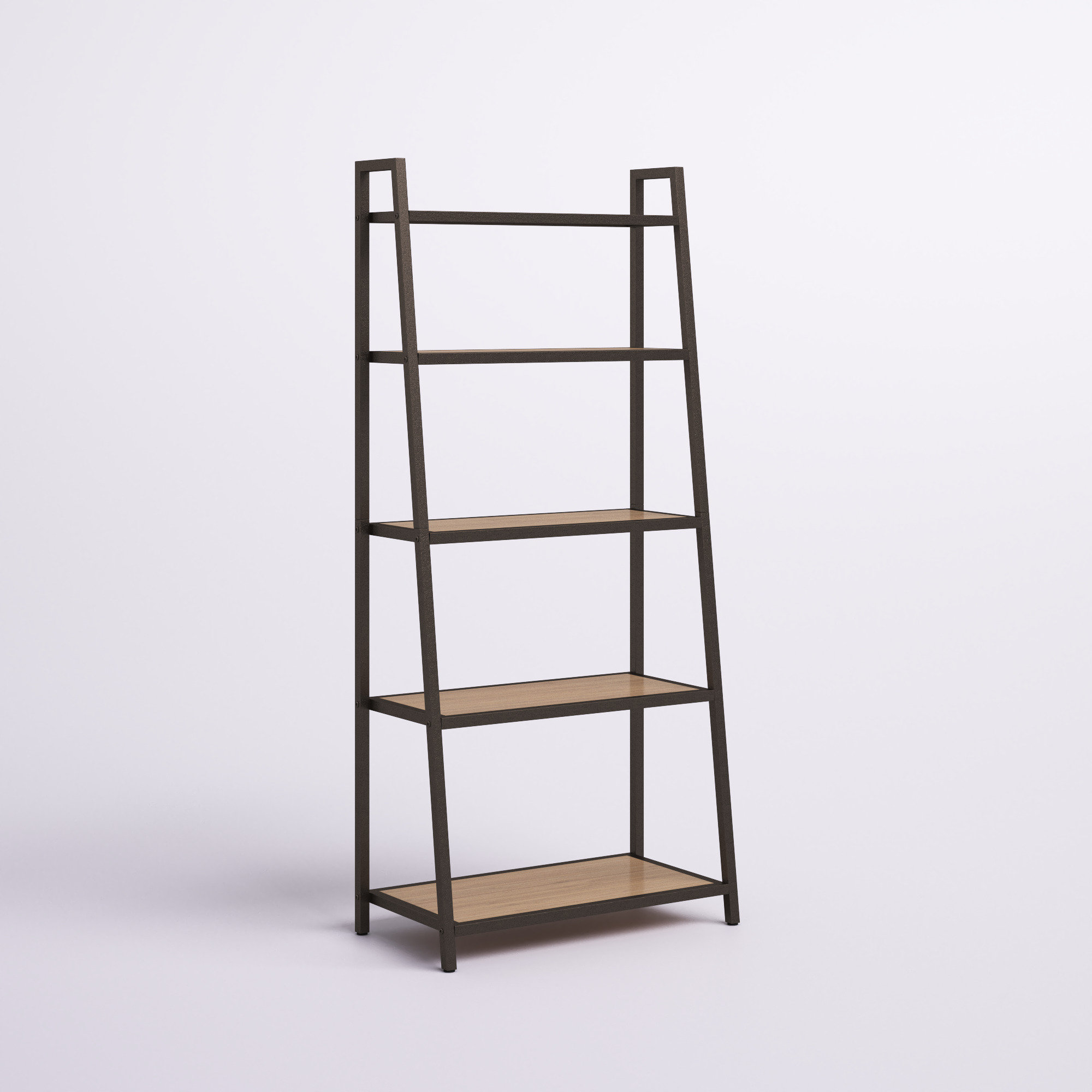Dotted Line™ 5-Tier Leaning Bamboo Rack & Reviews | Wayfair