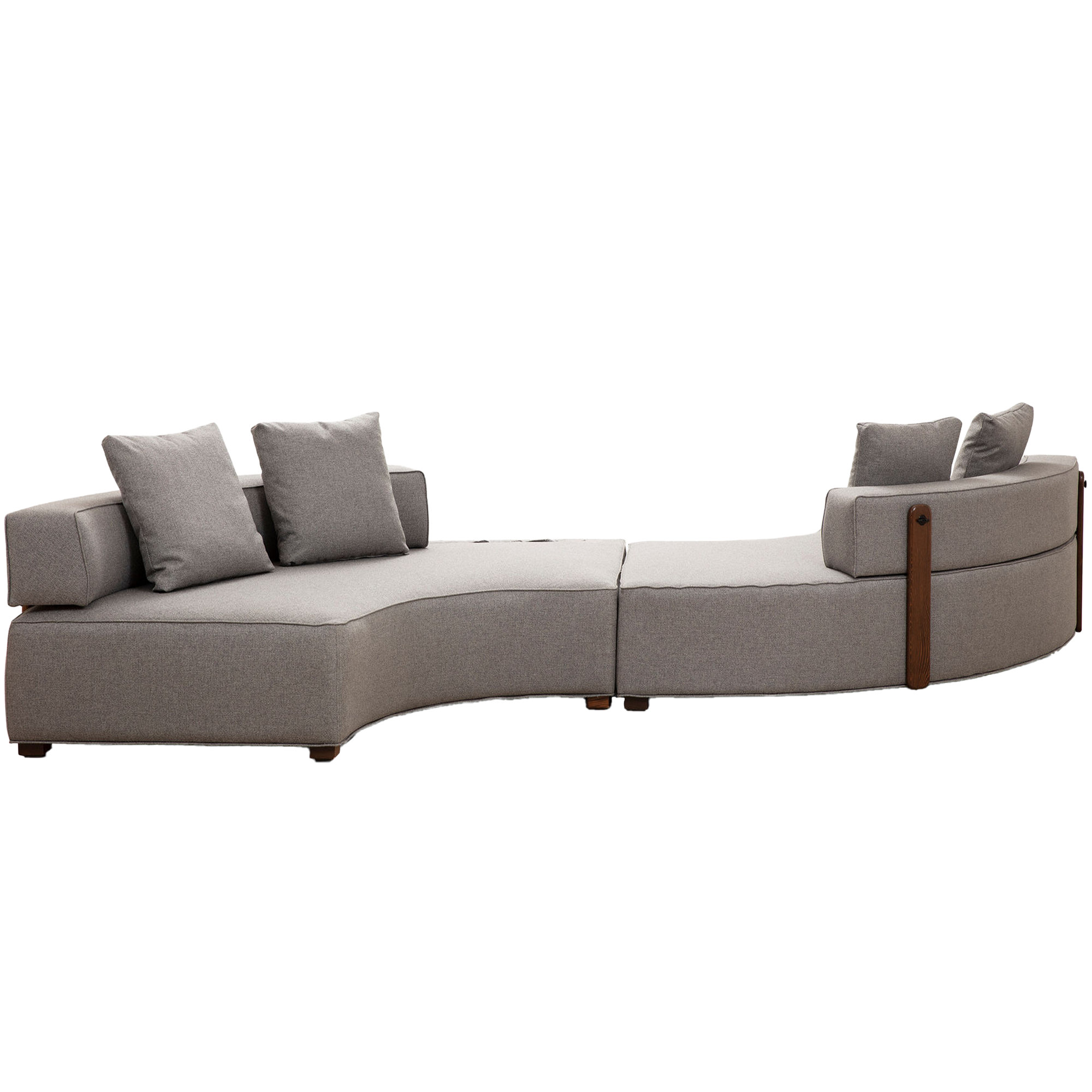 SpiritHome Sectional Curved Corner Sofa | Wayfair