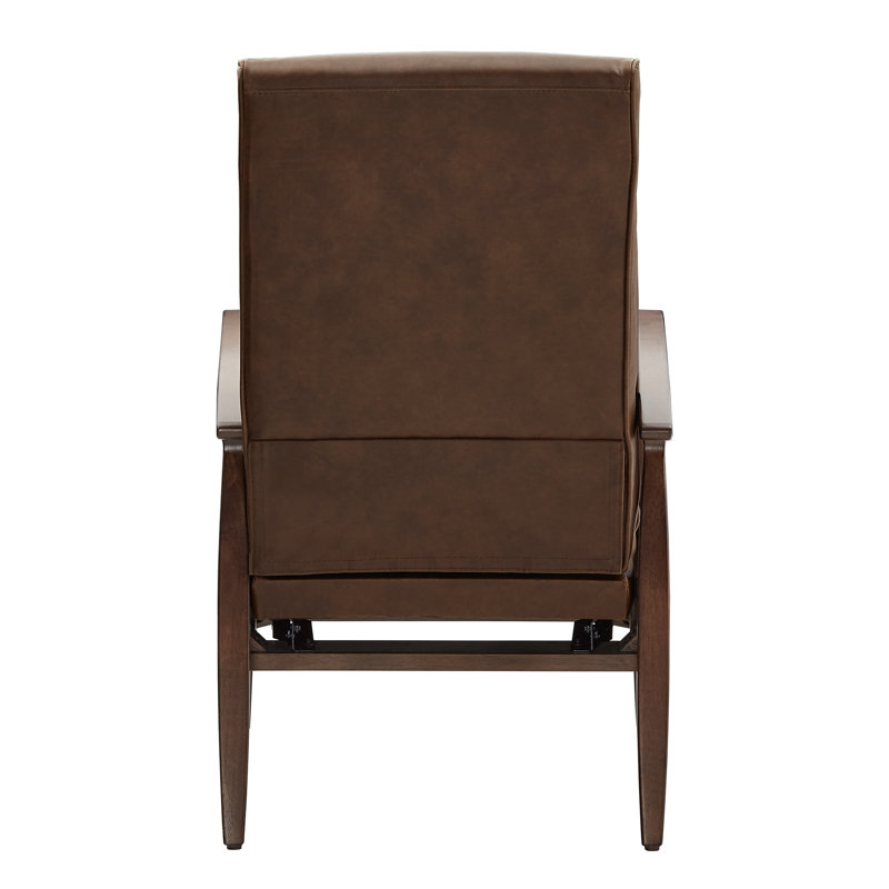 Wade Logan® Amidala Vegan Leather Recliner & Reviews | Wayfair