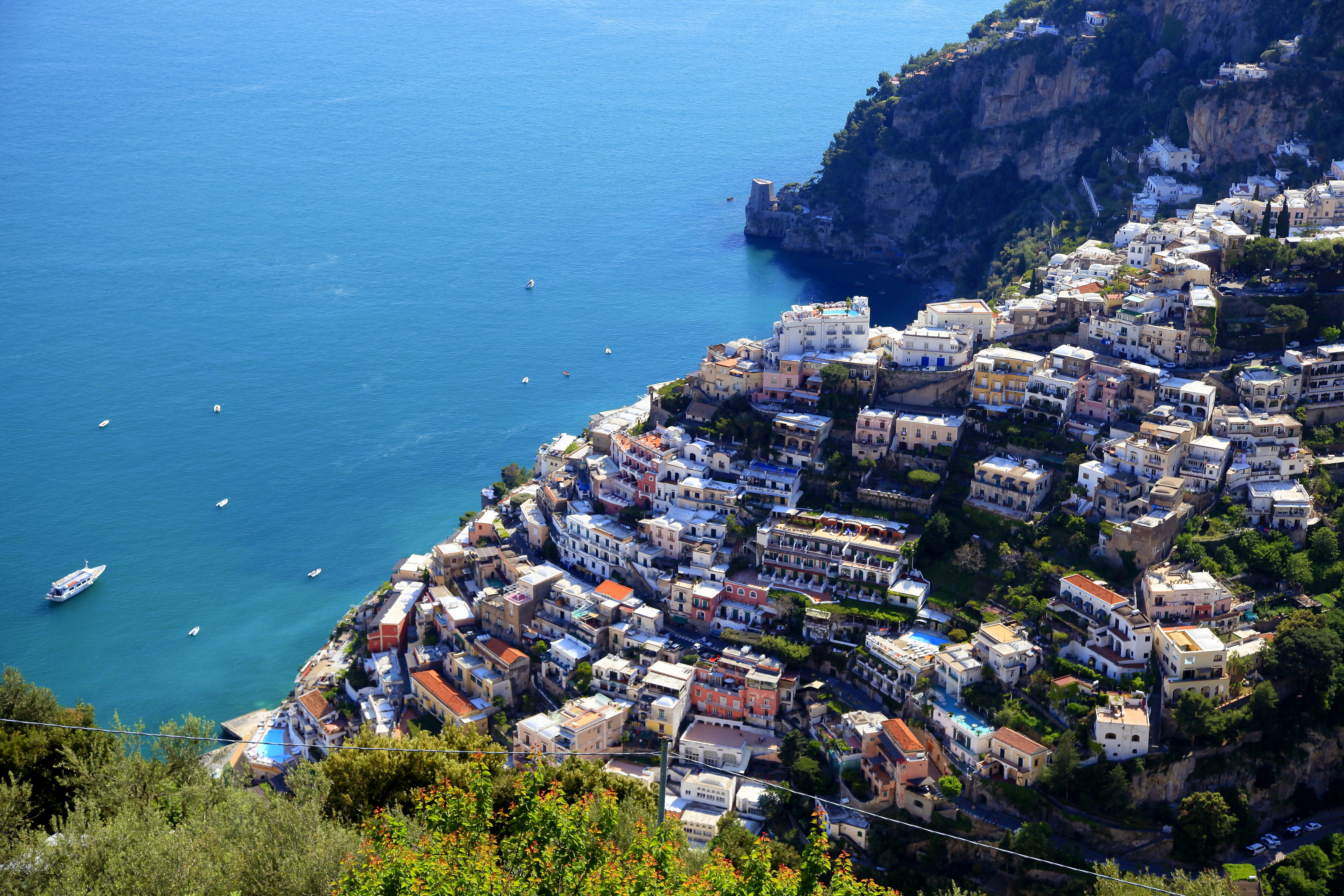 Highland Dunes Panorama Above Positano - Amalfi Coast, Italy by ...