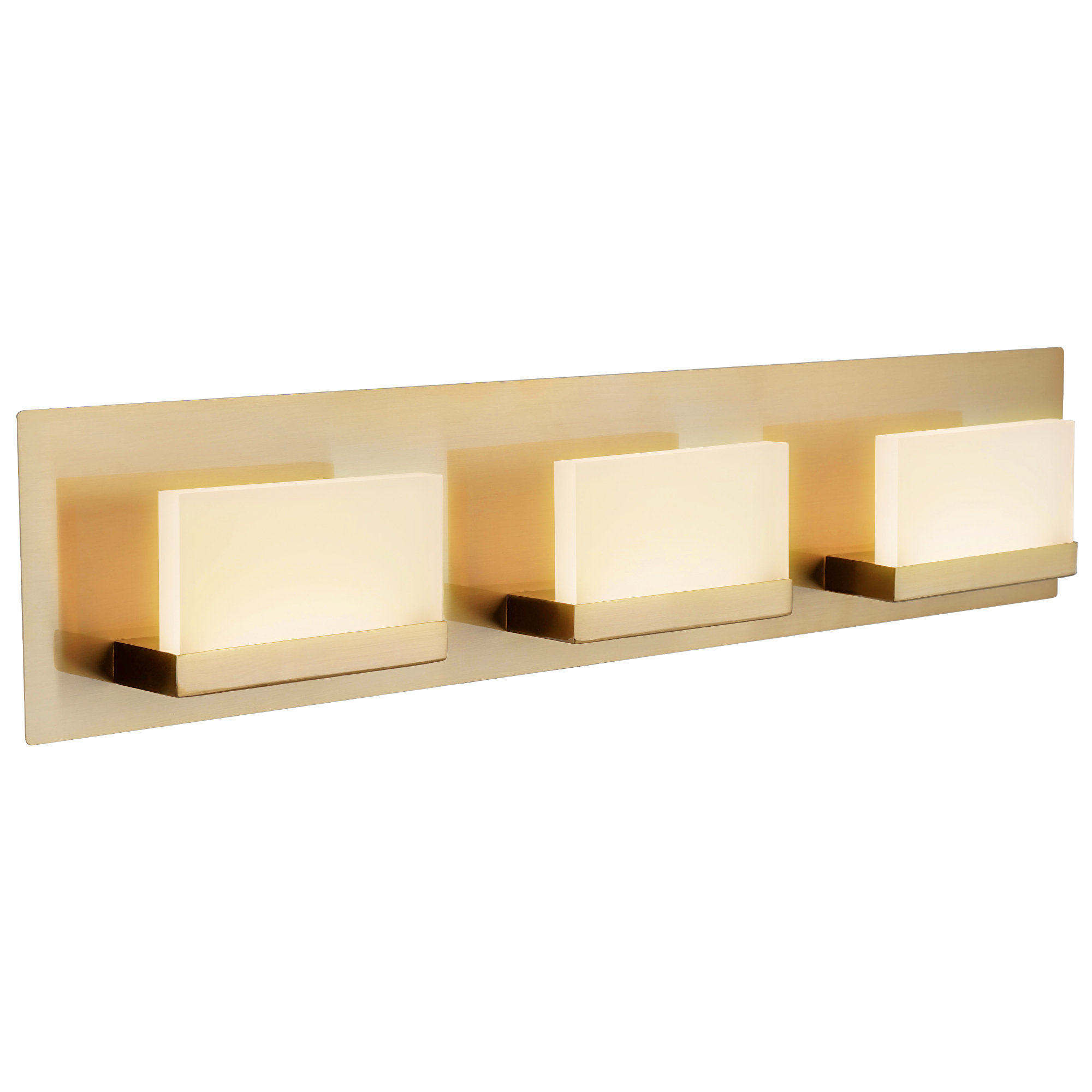 Wrought Studio™ Lashel 3 - Light Dimmable LED Vanity Light | Wayfair