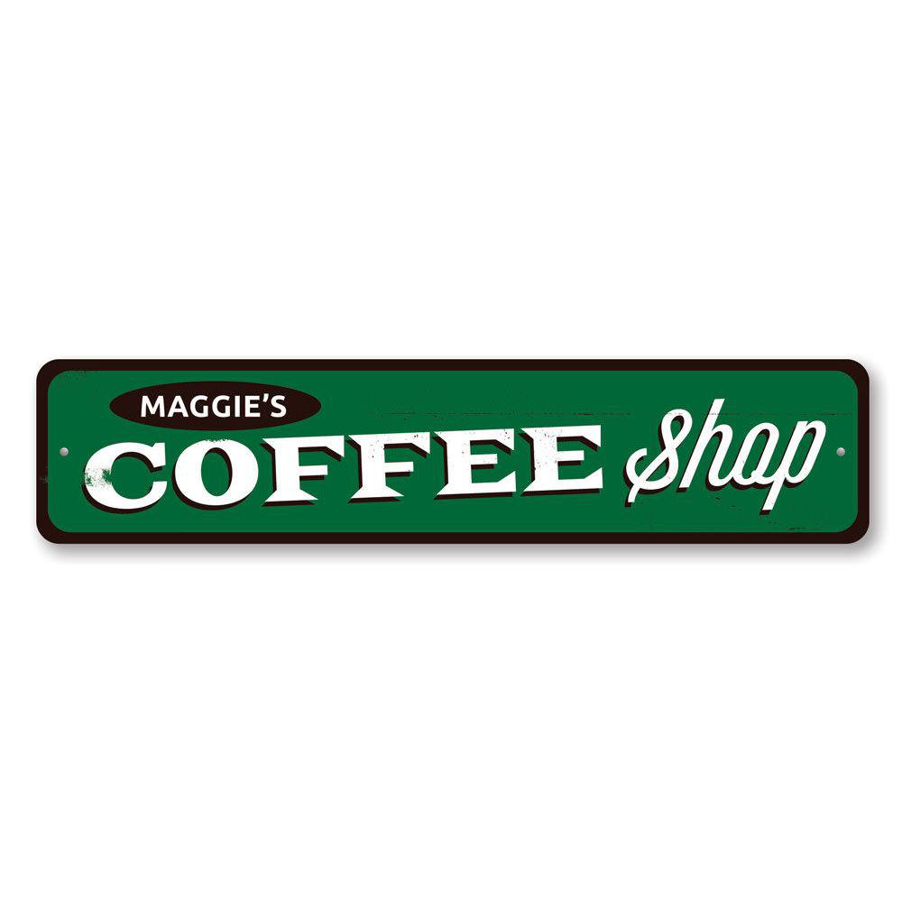 Lizton Sign Shop, Inc Coffee Shop Name Custom Aluminum Sign | Wayfair