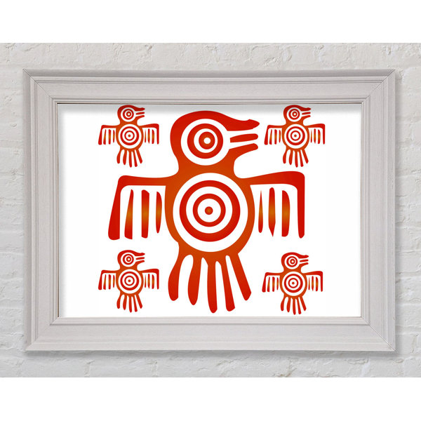 Bright Star Aztec Symbol - Single Picture Frame Art Prints | Wayfair.co.uk