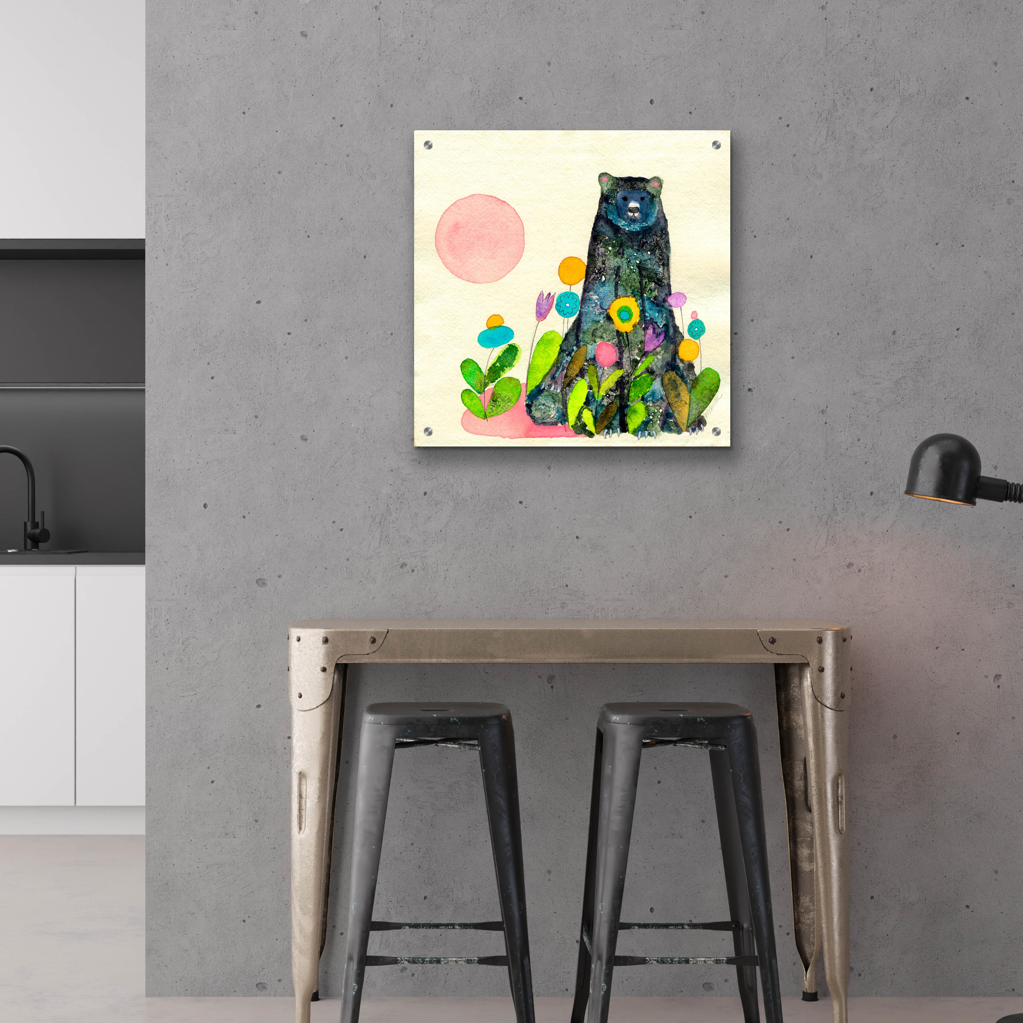 Redwood Rover Garden Bear' by Wyanne, Acrylic Glass Wall Art | Wayfair