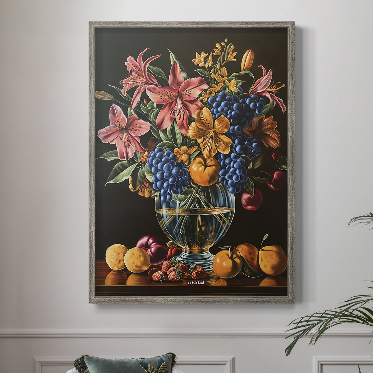 Astoria Grand FLORAL Series DCCXXXVIII Framed Print - Solid Wood | Wayfair