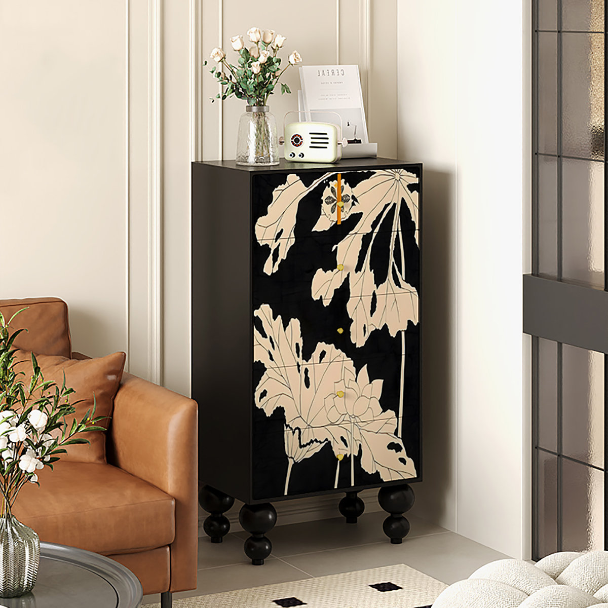 Canora Grey Living room decor cabinet home drawers cabinet | Wayfair