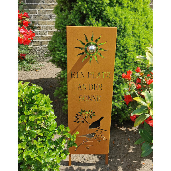 Lark Manor Algona Steel Garden Sign | Wayfair.ie
