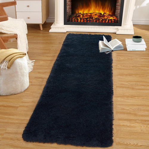 Mercer41 Modern Tie-Dyed Plush Area Rug With Soft Velvet Surface And ...