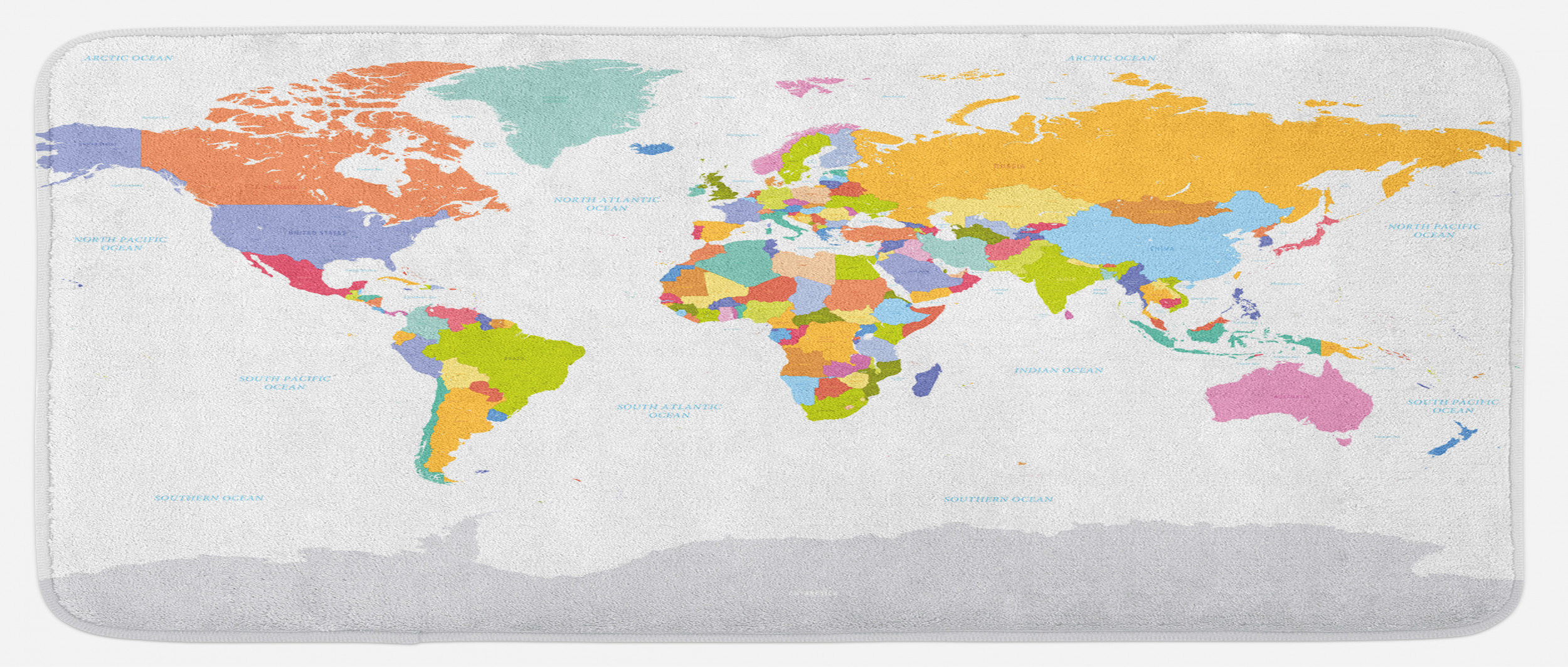 East Urban Home Highly Detailed Political Map Of The World Global ...