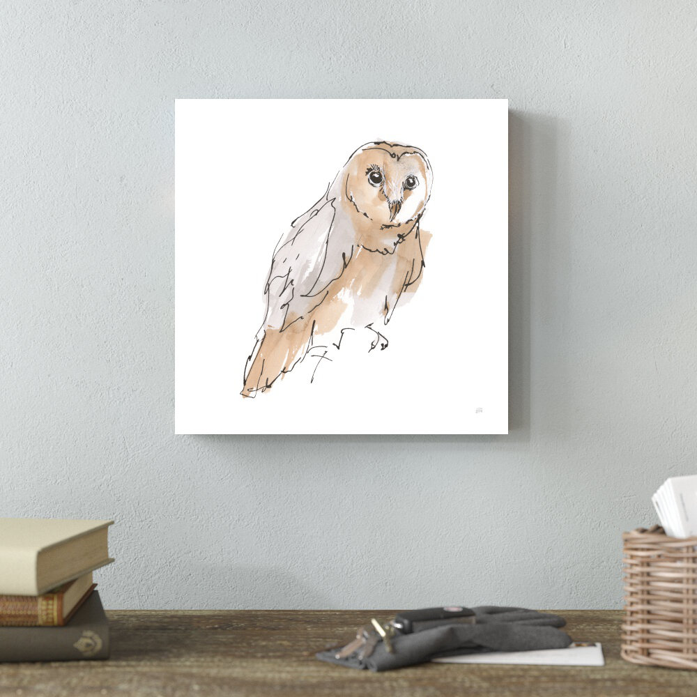 Millwood Pines Barn Owl VI Print On Canvas - Wayfair Canada