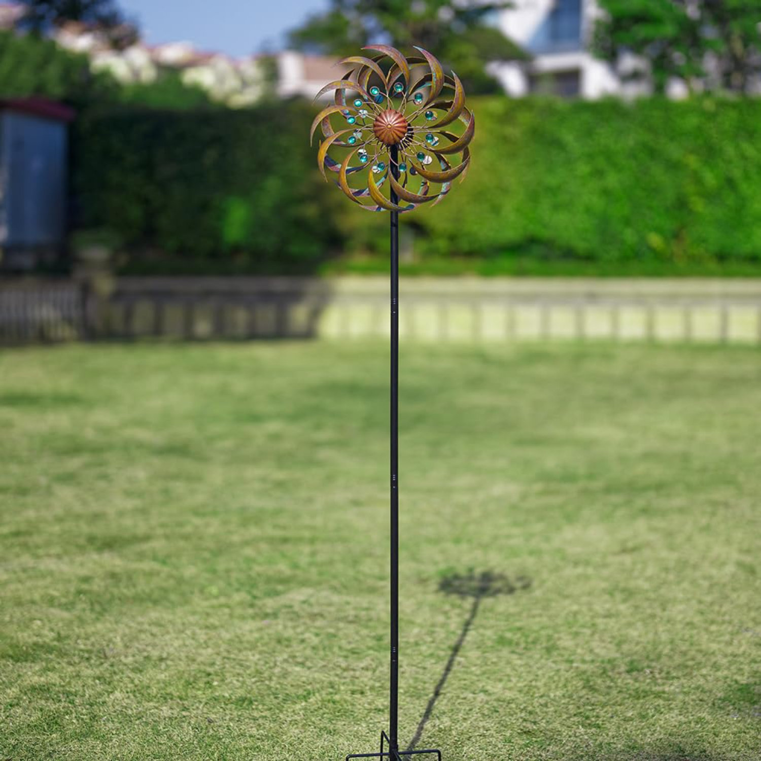 Arlmont & Co. Garden Metal Wind Spinners Outdoor - Wayfair Canada
