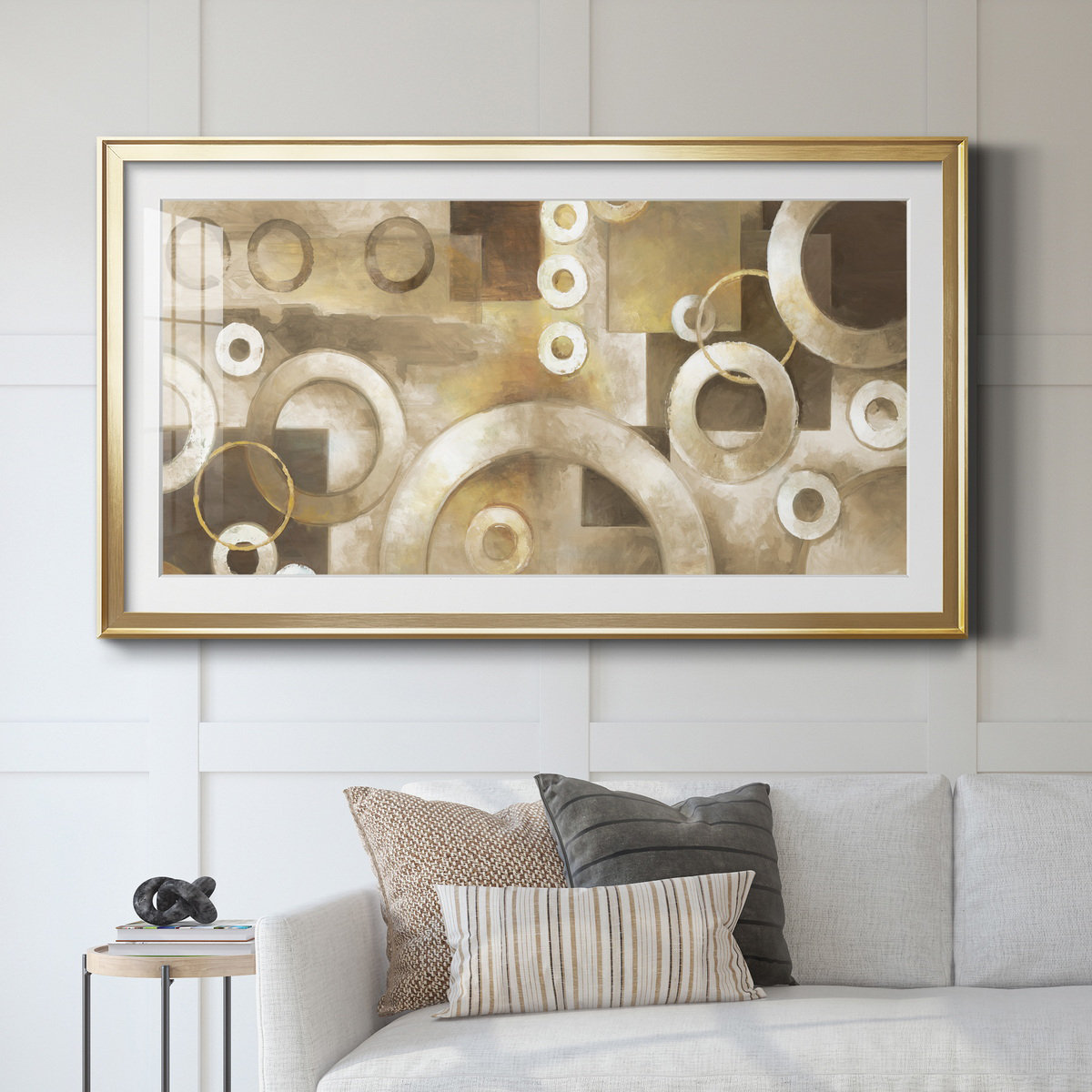 Orren Ellis Neutral Motion- Premium Gallery Framed Print - Ready To ...