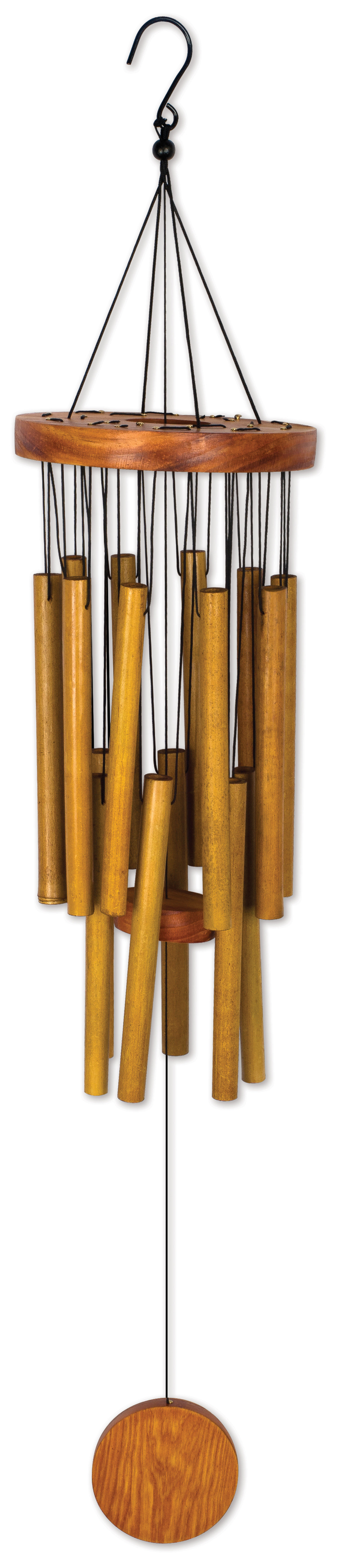 Bay Isle Home™ Dedmon Circle Bamboo Wind Chime & Reviews | Wayfair