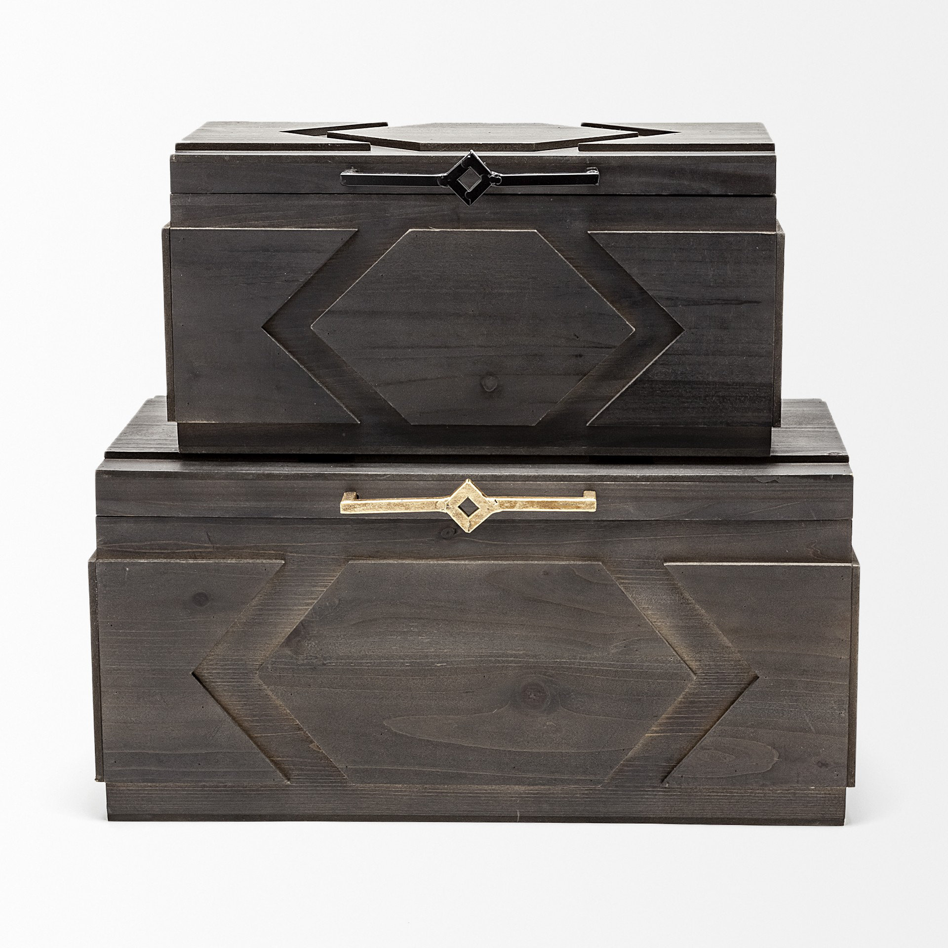 Red Barrel Studio® 2 Piece Wooden Boxes Set | Wayfair