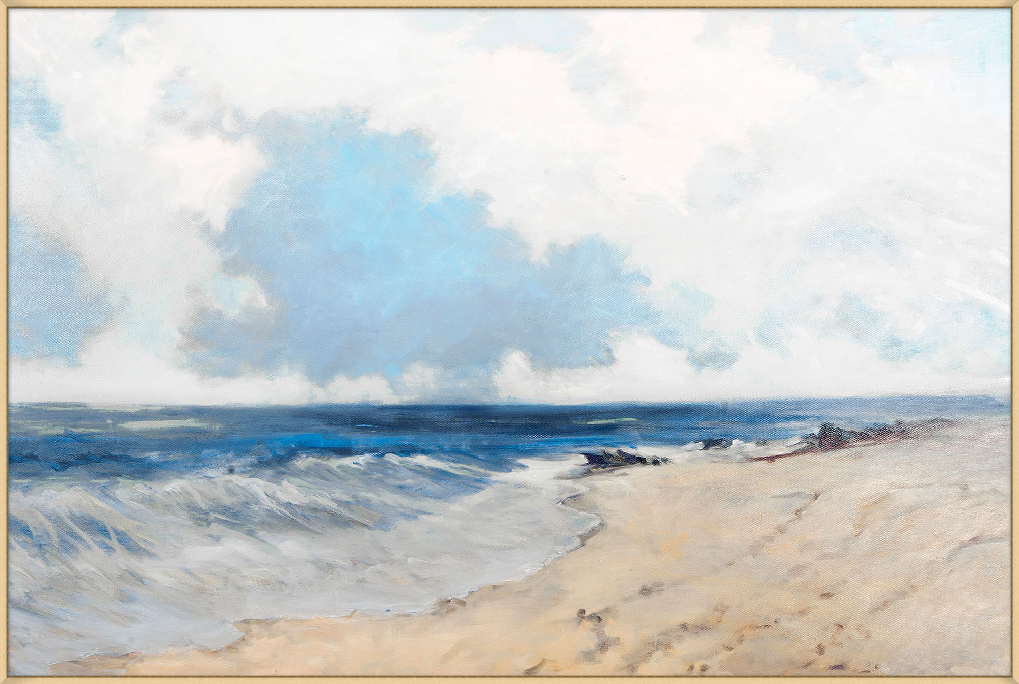 Wendover Art Group Sailor's Delight - Floater Frame Print on Canvas ...