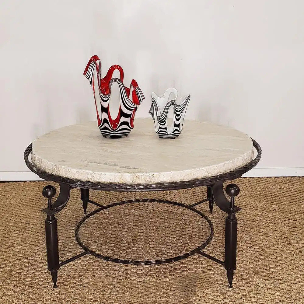 Mexports by Susana Molina Western Ranch House Stone And Iron Coffee ...